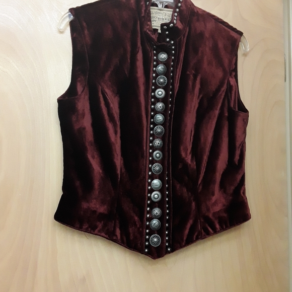 Double D Ranch | Jackets & Coats | Double D Ranch Red Crushed Velvet ...